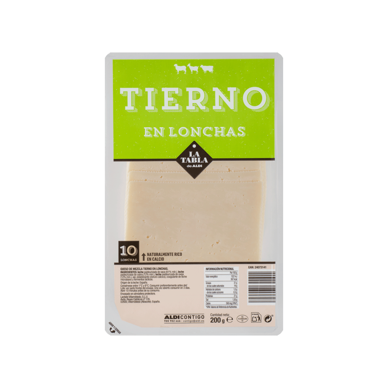 Lonchas de queso tierno LA TABLA® - ALDI