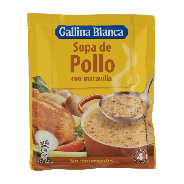 Sopa deshidratada de pollo con maravilla GALLINA BLANCA® - ALDI