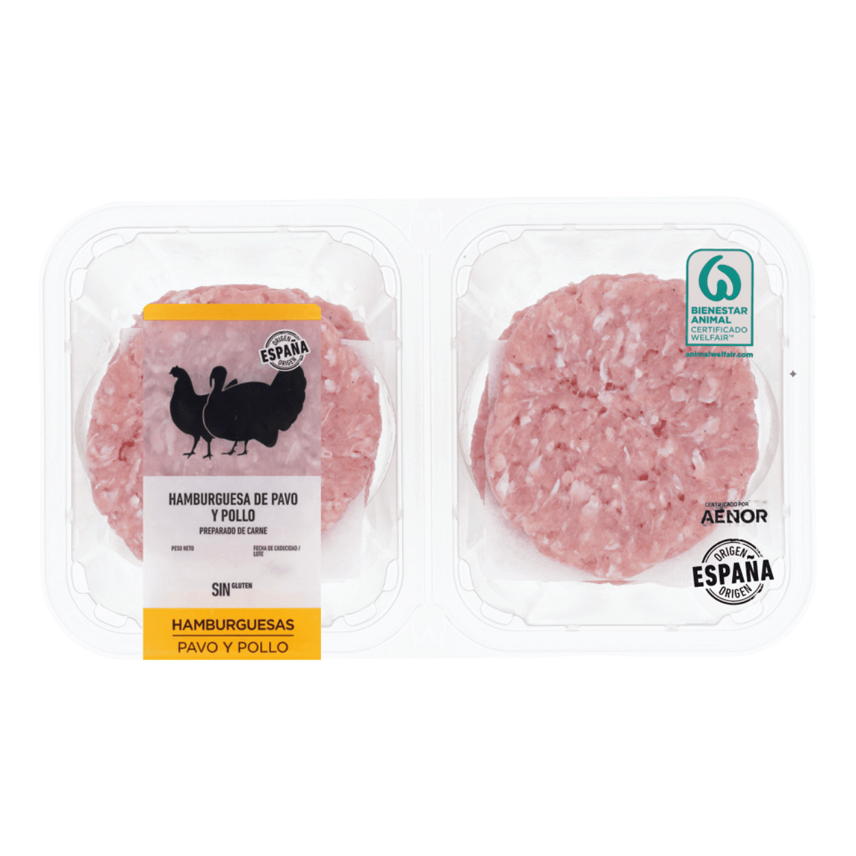 Hamburguesa de pollo y pavo - ALDI