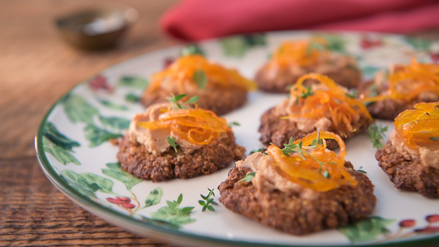 Galleta de crumble con foie | Recetas Aperitivos Navidad | ALDI ...