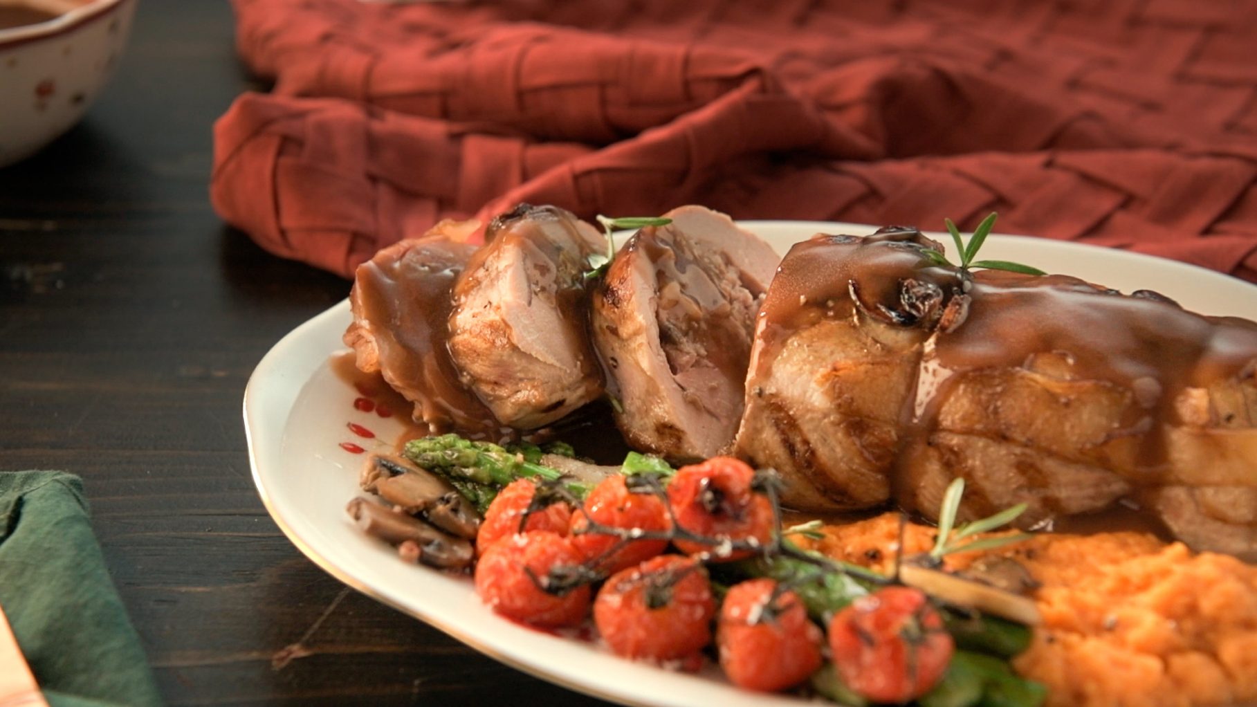 Solomillo relleno con setas | Navidad: Carnes y aves | ALDI Supermercados