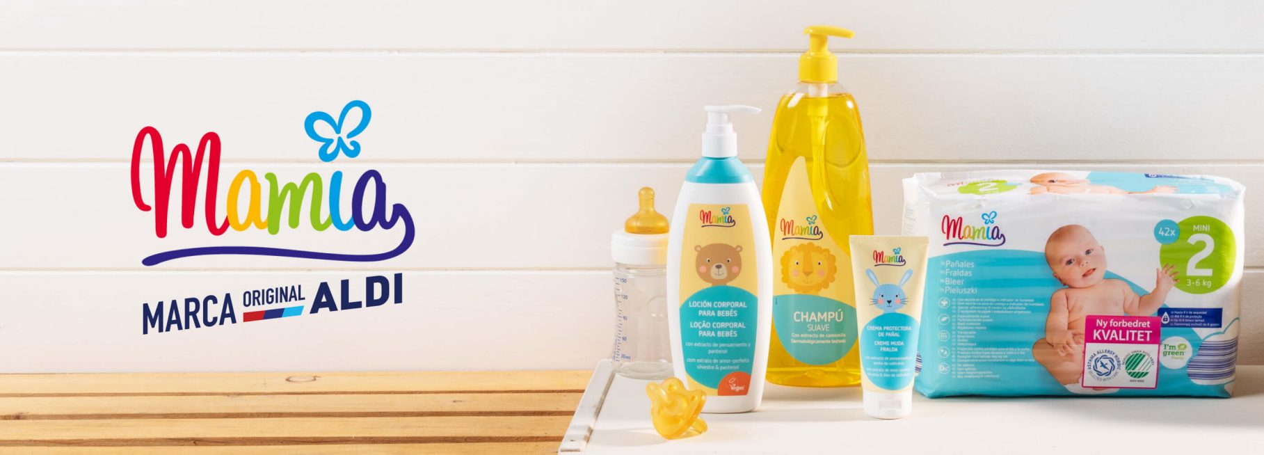 Mamia. Productos de higiene del bebé - ALDI Supermercados