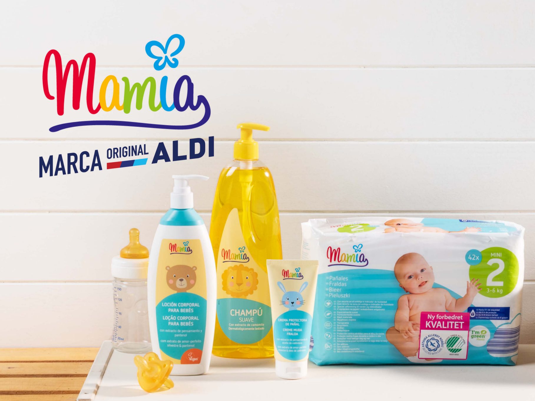 Mamia. Productos de higiene del bebé - ALDI Supermercados